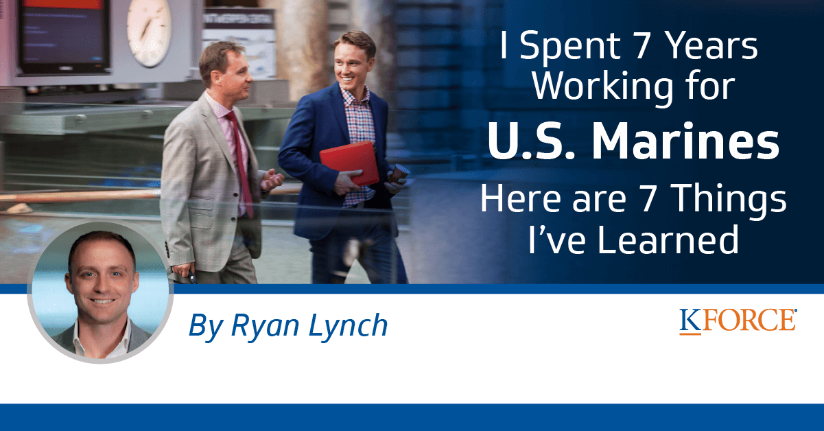 Lessons Learned Working for U.S. Marines