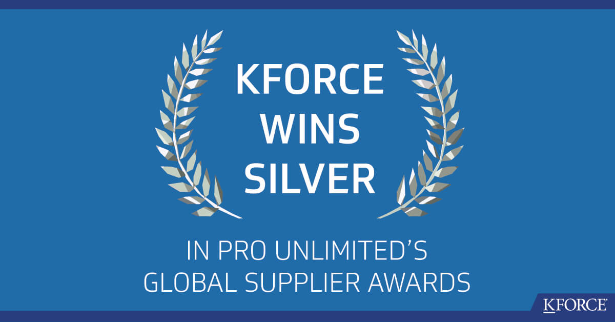 Kforce Wins Global Supplier Awards for Service