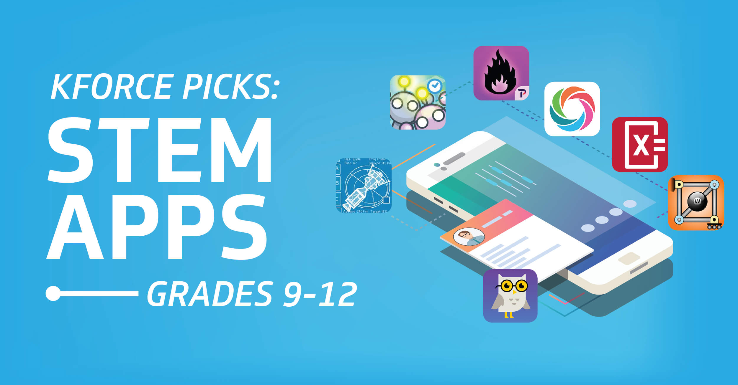 Kforce Picks Top STEM Apps Grades 9-12
