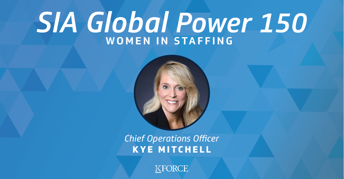 Kforce COO Named to Elite Women in Staffing List