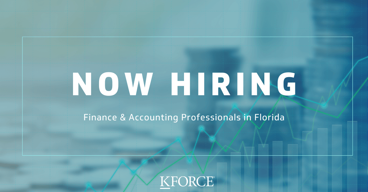 Now Hiring Finance and Accounting Professionals