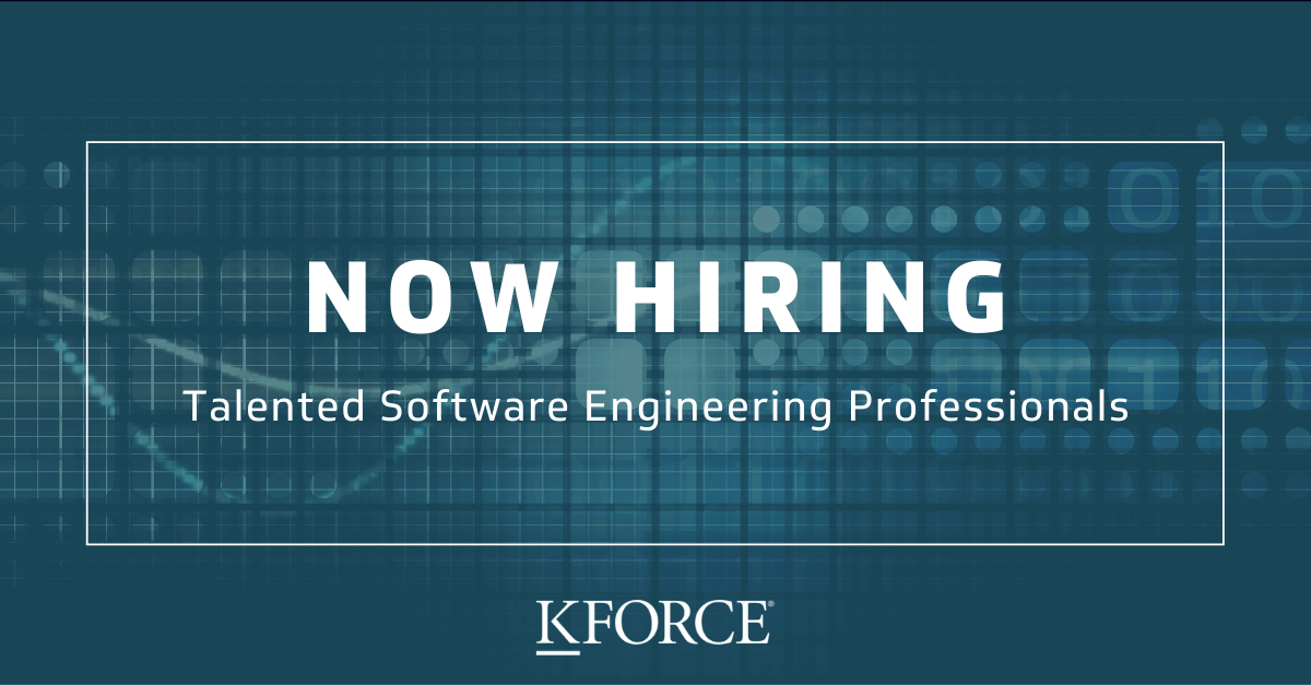Now Hiring Software Engineering Professionals | Kforce